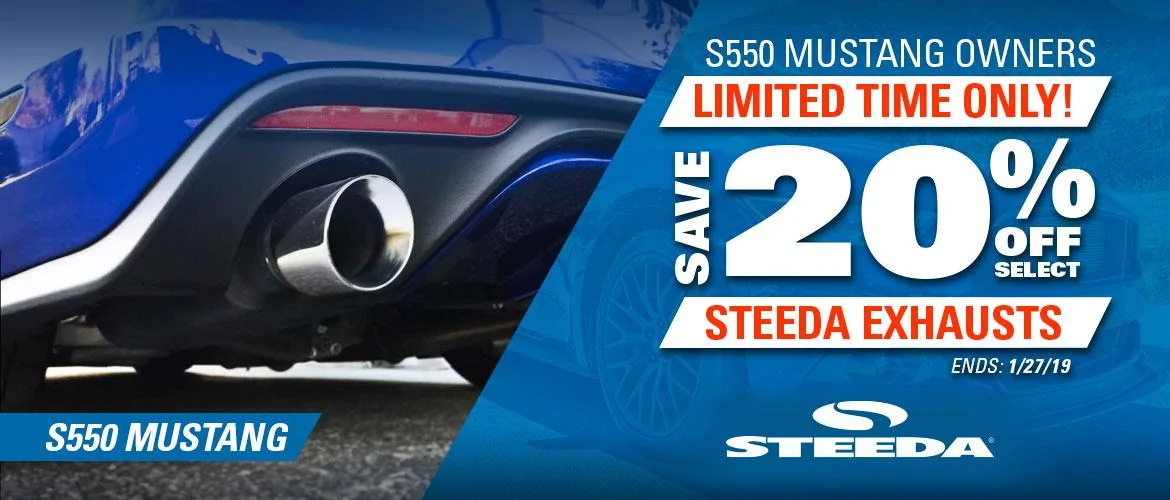 Steeda New Exhaust Flash Sale!!! | 2015+ S550 Mustang Forum (GT ...