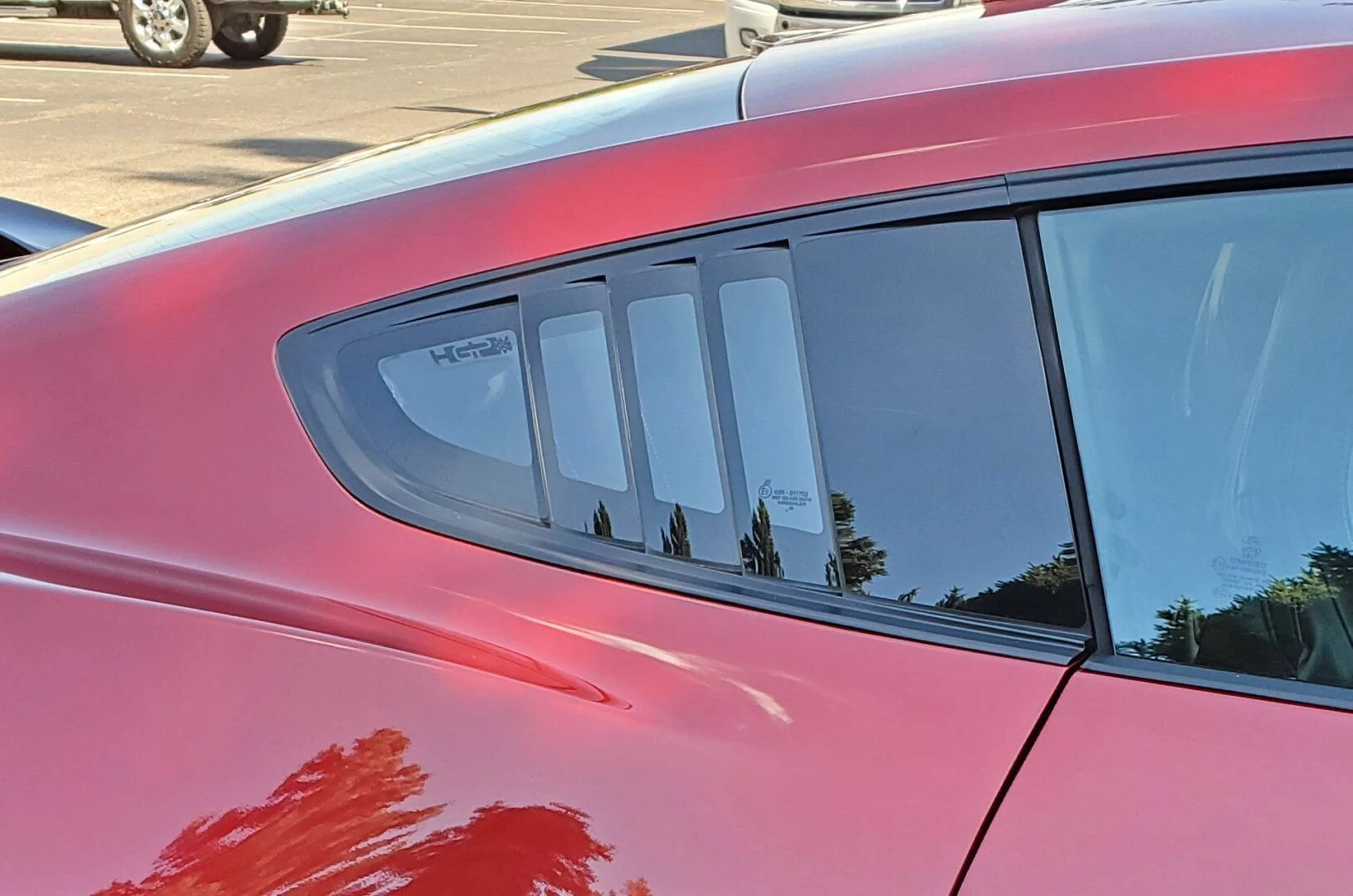 Five Panel Louvered Rear Quarter Windows | 2015+ S550 Mustang Forum (GT ...