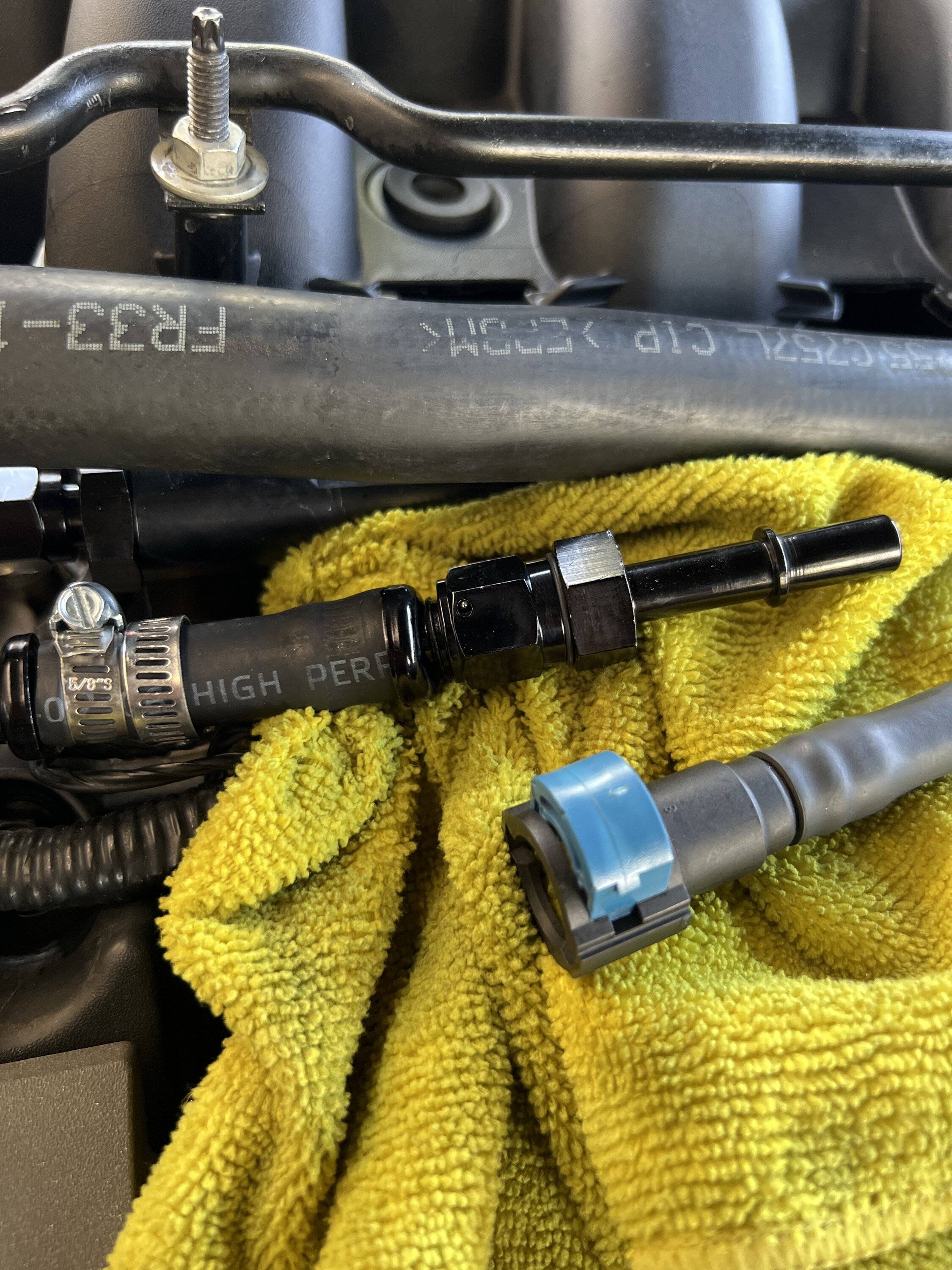 MMR FUEL RAIL LEAKING FROM FUEL LINE FITTING! | 2015+ S550 Mustang ...