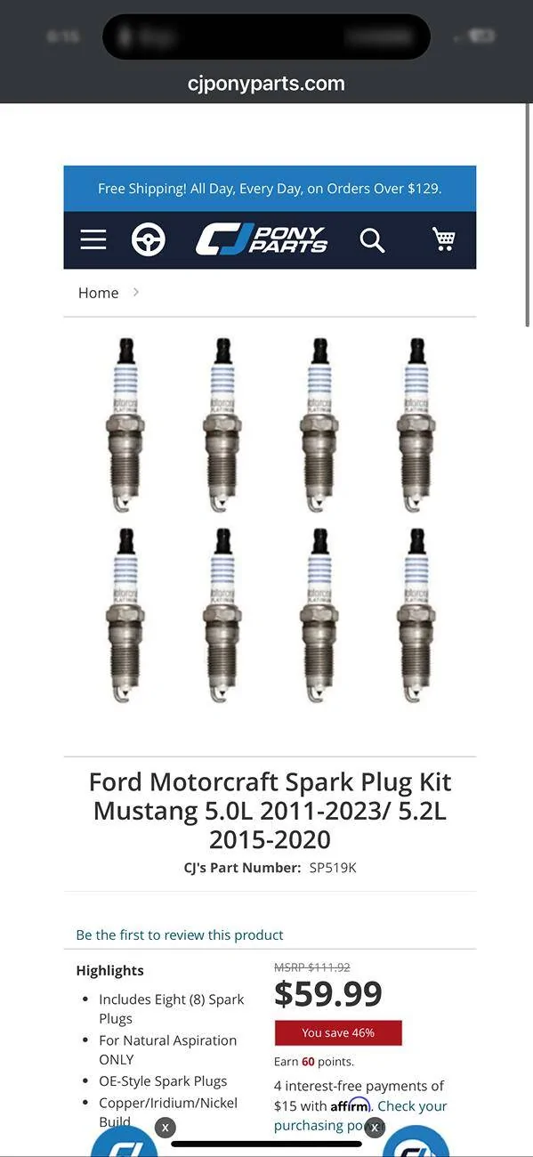 SPARK PLUGS, NGK VS MOTORCRAFT? | 2015+ S550 Mustang Forum (GT ...