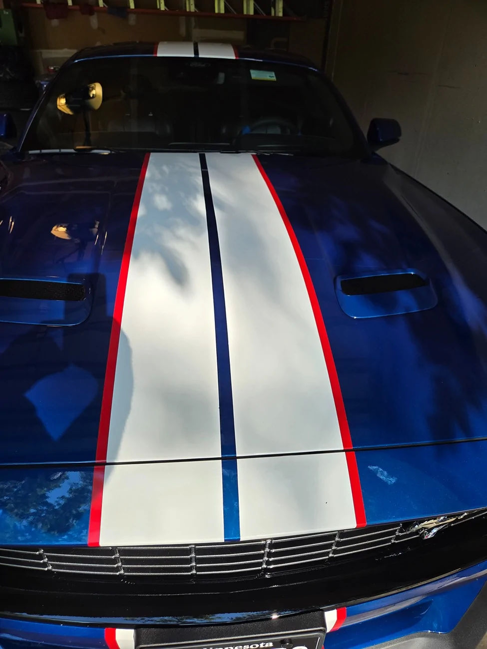 Guess the distance of the gap in between the stripes from these photos ...