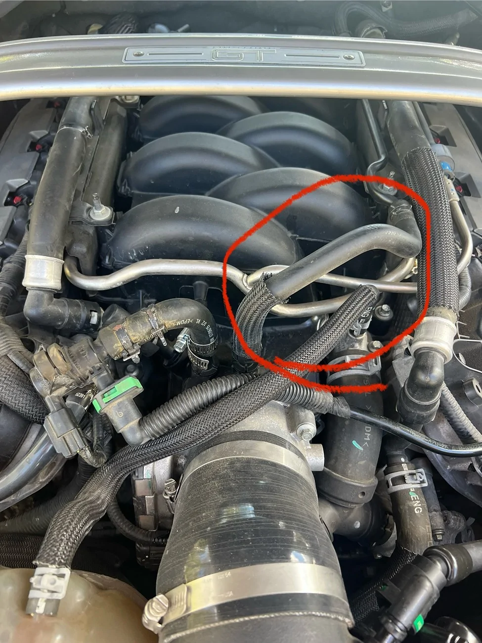 Gen 2 coyote with Gen 3 mani ESS vacuum line routing | 2015+ S550 ...