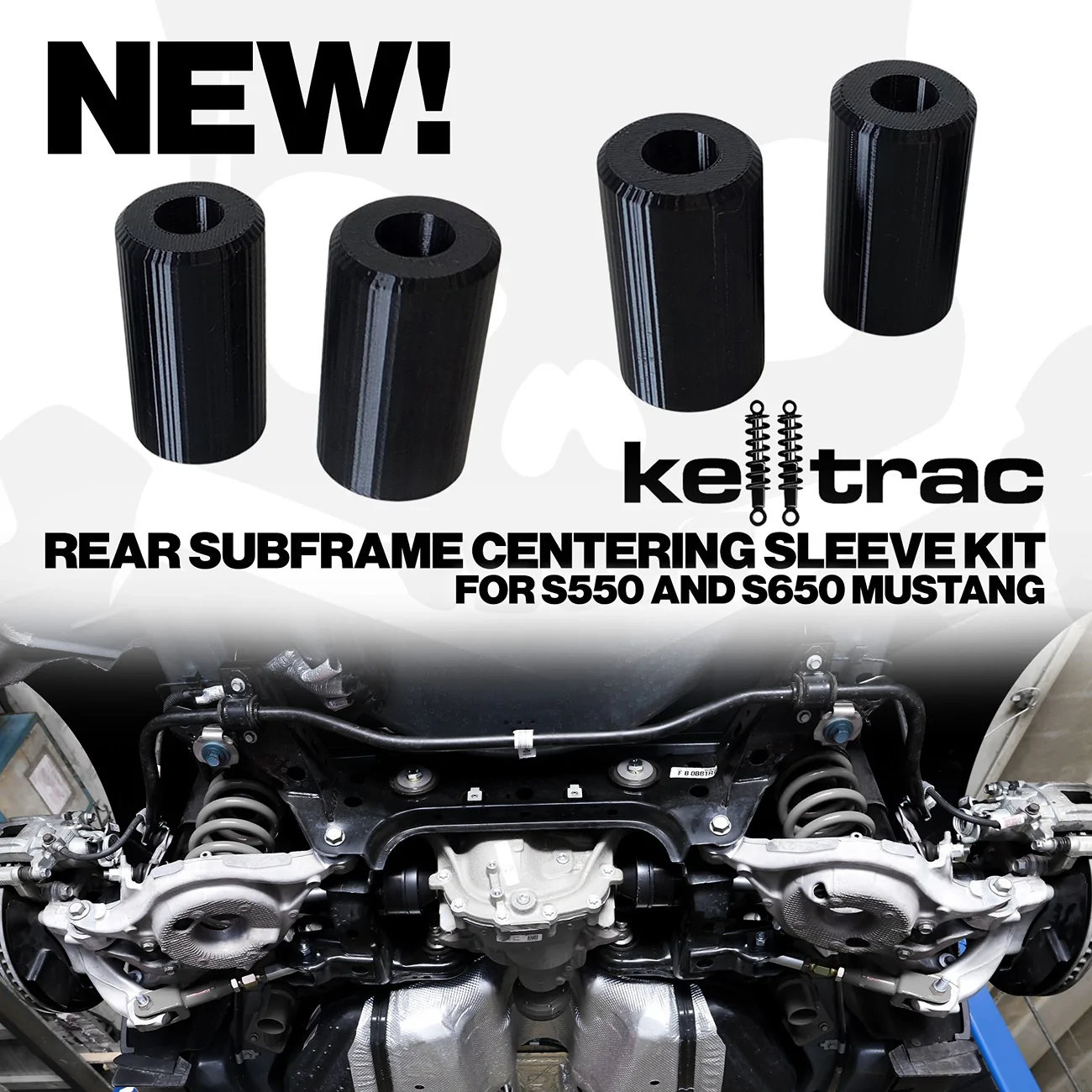 NEW KellTrac 2015+ Mustang Rear Subrame Centering Sleeves! | 2015+ S550 ...