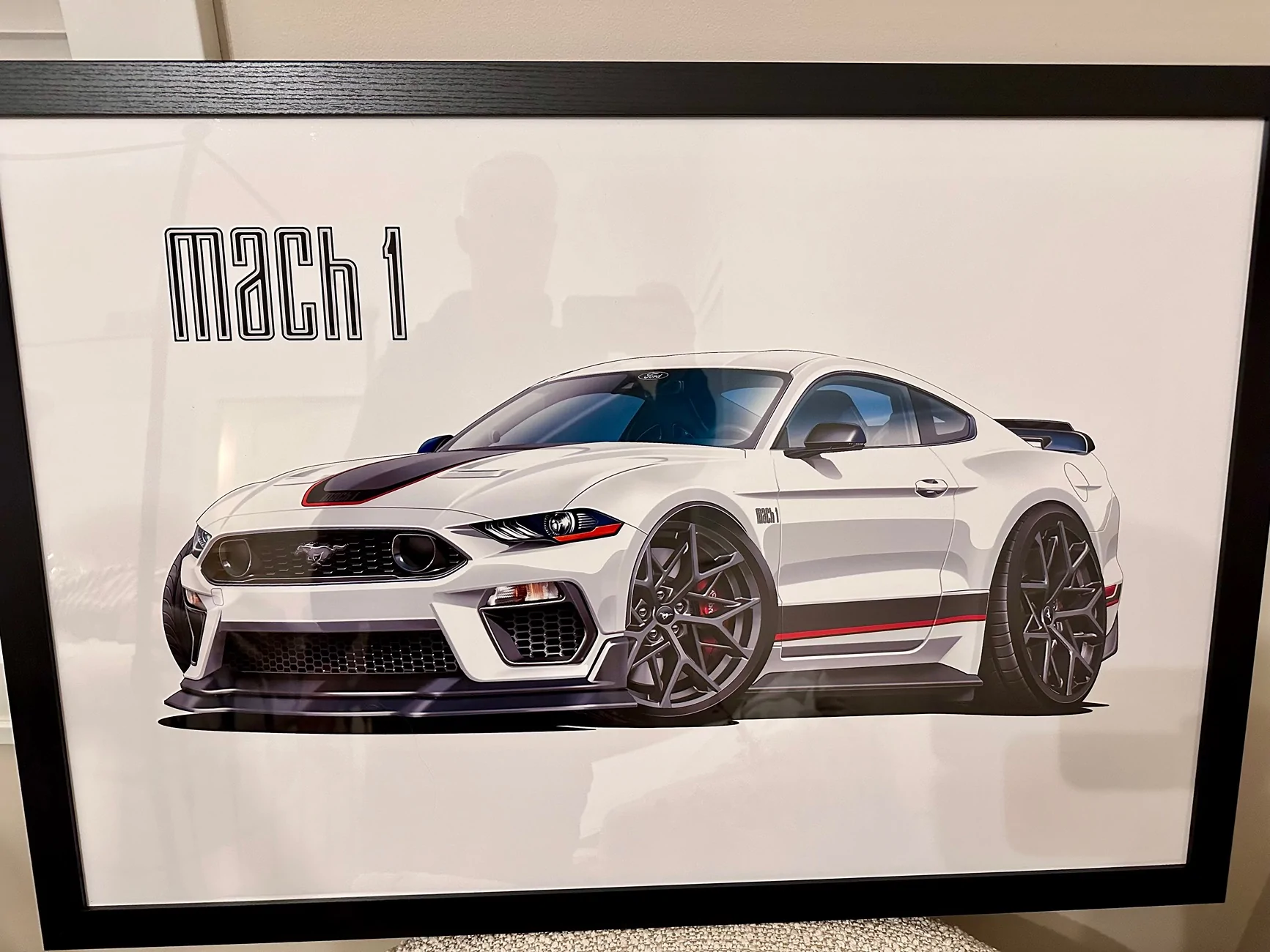 My inner 12 year old is happy (Mach 1 artwork Etsy buy) | 2015+ S550 ...