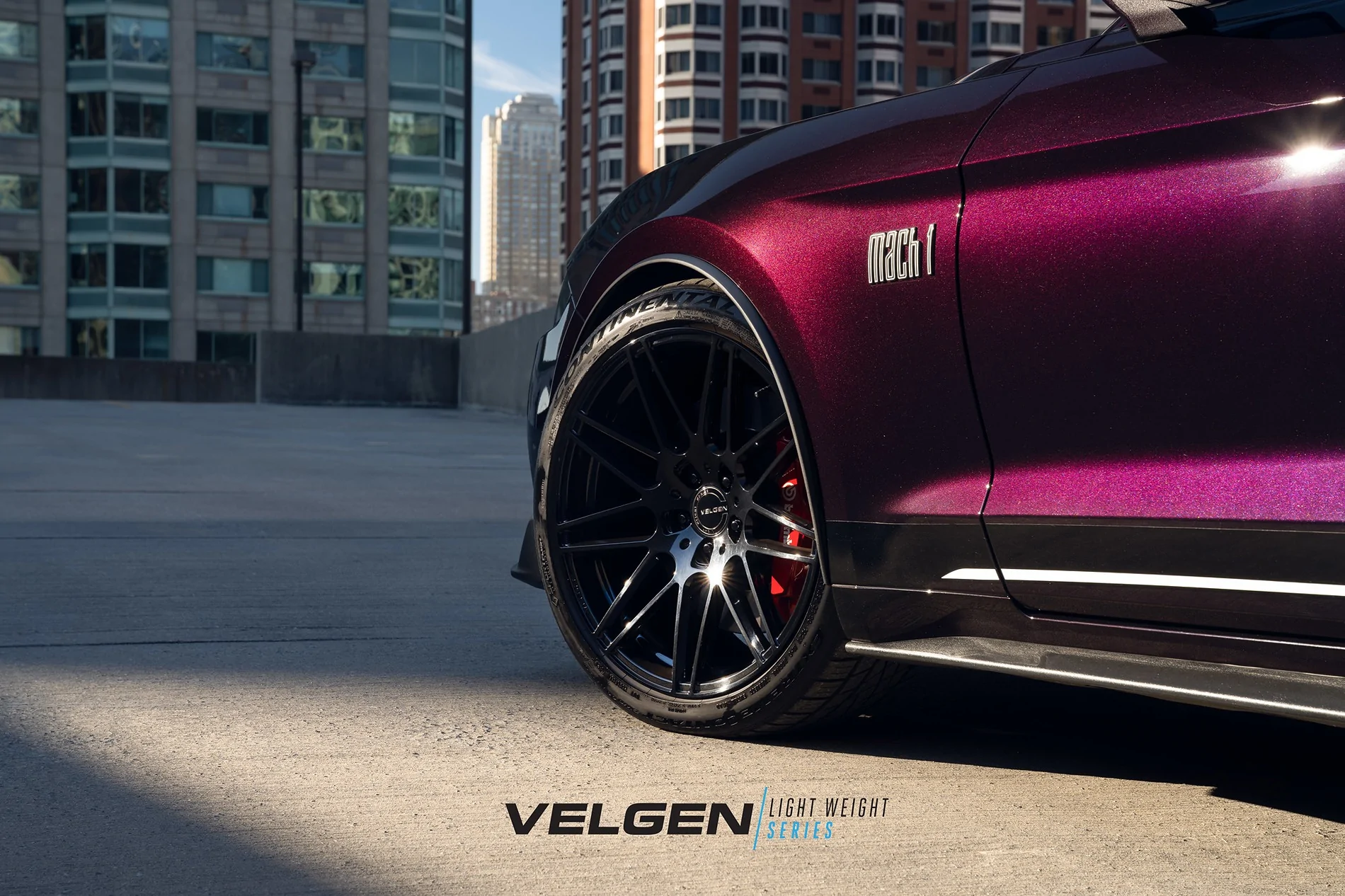 Purple Mach1 on Velgen VF9 Wheels | 2015+ S550 Mustang Forum (GT ...