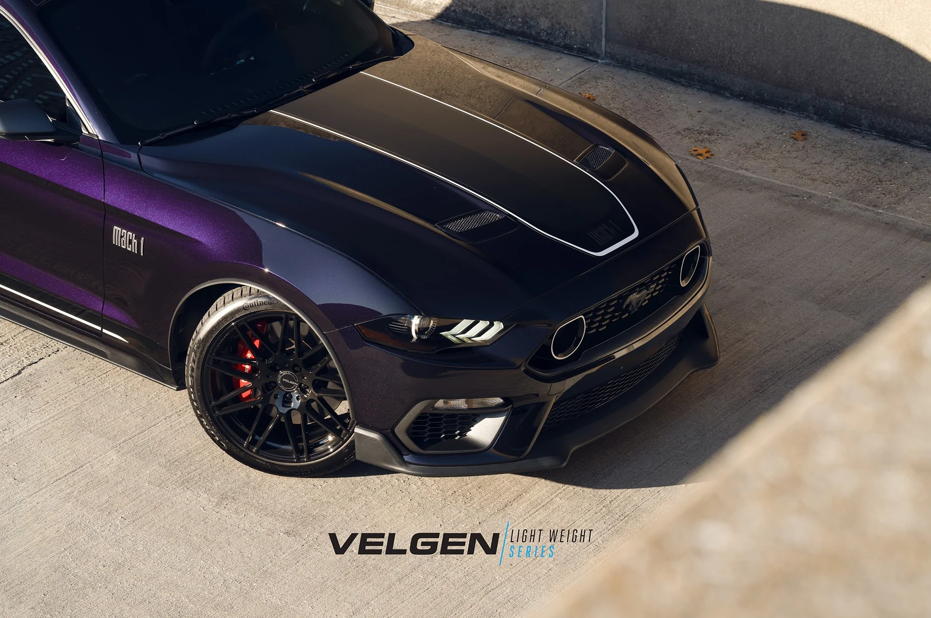 Purple Mach1 on Velgen VF9 Wheels | 2015+ S550 Mustang Forum (GT ...