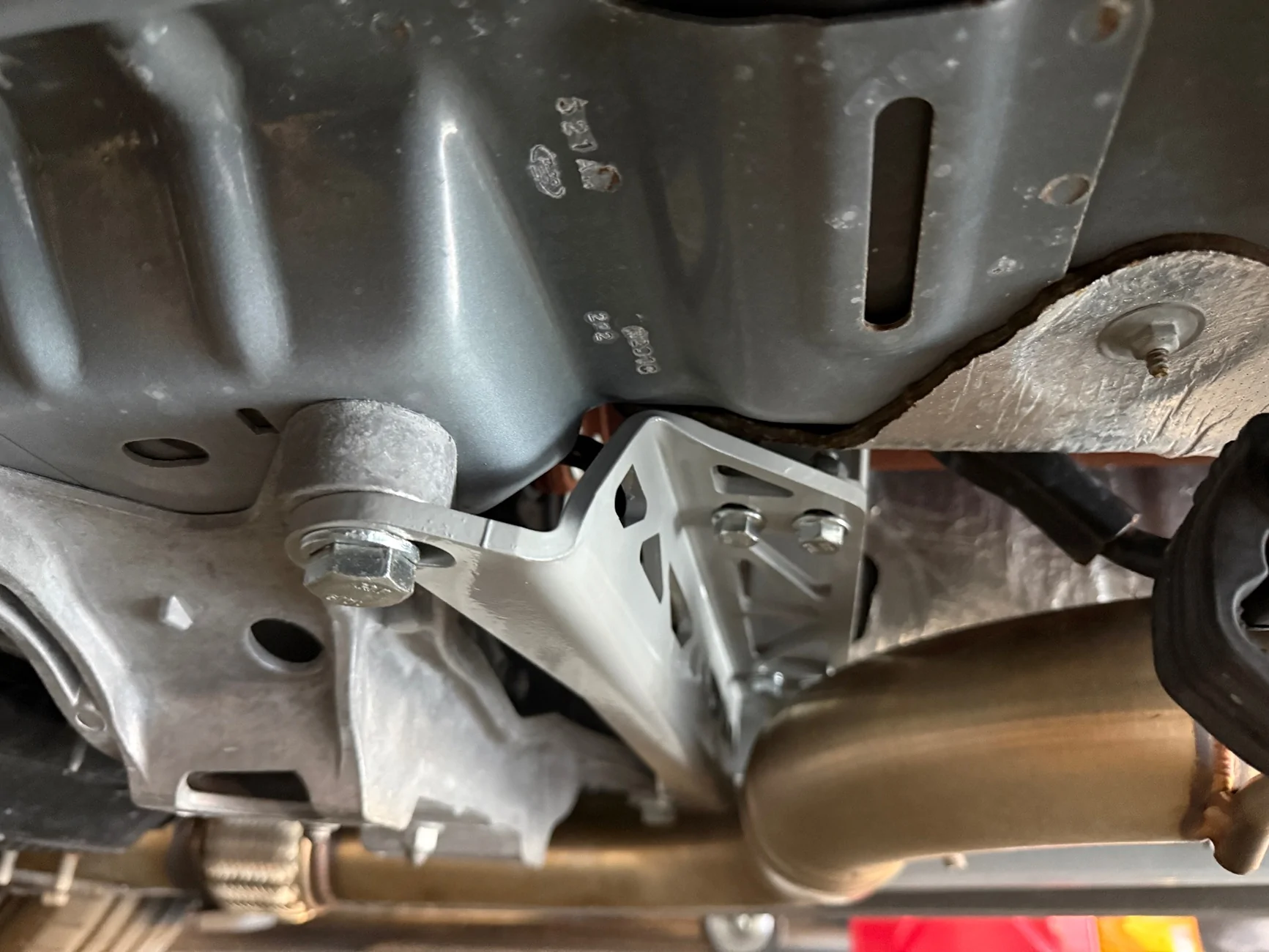Steeda NHRA legal driveshaft loop installed. | 2015+ S550 Mustang Forum ...