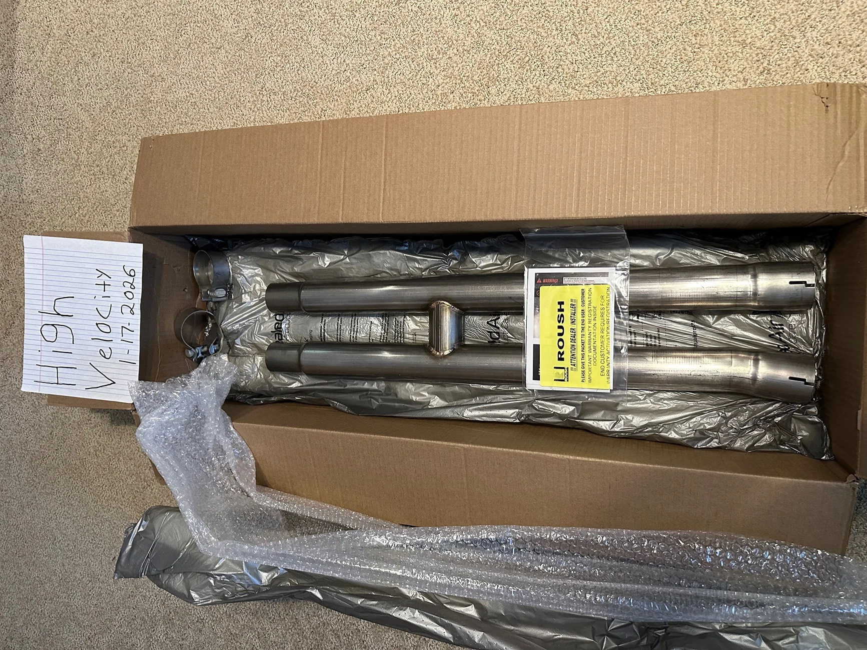 Virginia - Brand new Roush H pipe | 2015+ S550 Mustang Forum (GT ...