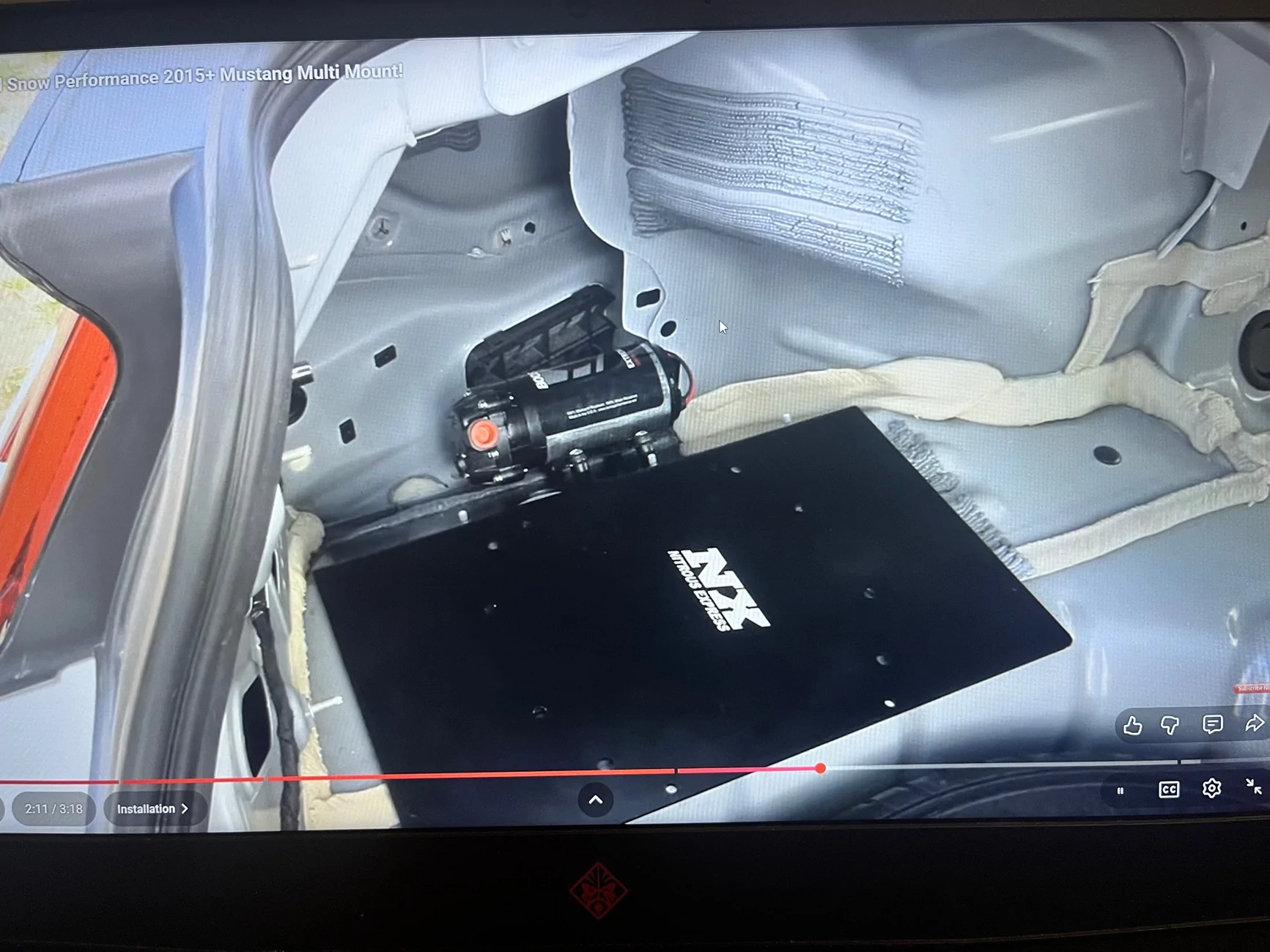 Meth kit for s550 trunk multi bracket | 2015+ S550 Mustang Forum (GT ...